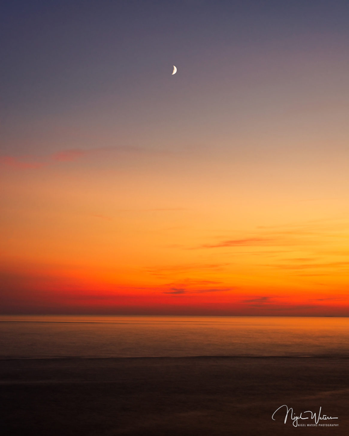 Ocean Sunset Photography Signed Print | Nigel Waters Photography